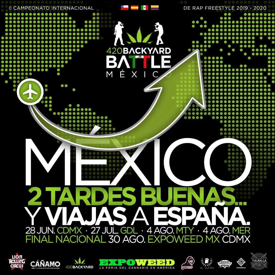 Habrá 420 Backyard Battle en la Expoweed de México | Cáñamo